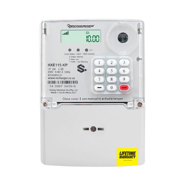 Single Phase Prepaid Meters – Recharger Prepaid Meters