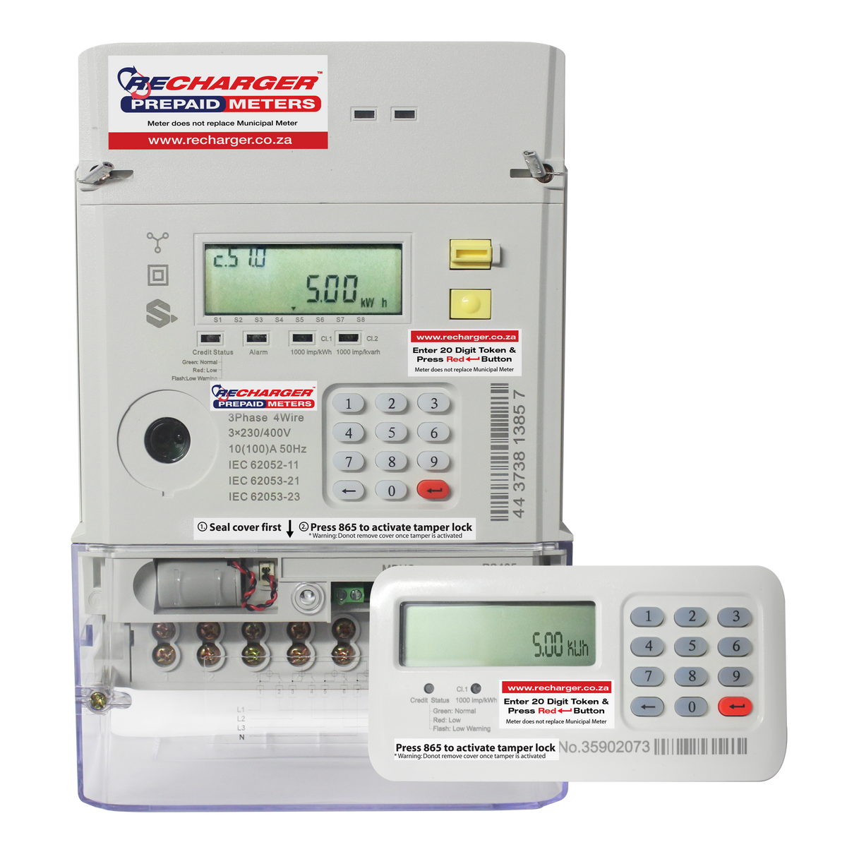 Three Phase Prepaid Meters – Recharger Prepaid Meters