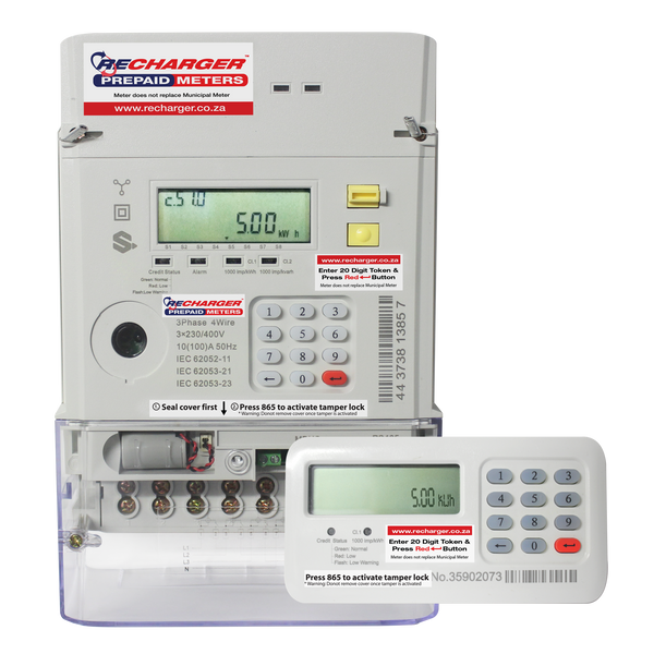 Three Phase Prepaid Meters – Recharger Prepaid Meters